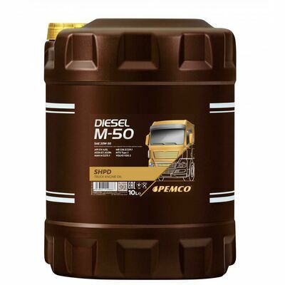 SCT - Mannol Pemco Diesel M-50 SHPD 20W-50 | Olio motore per auto | GRIP500